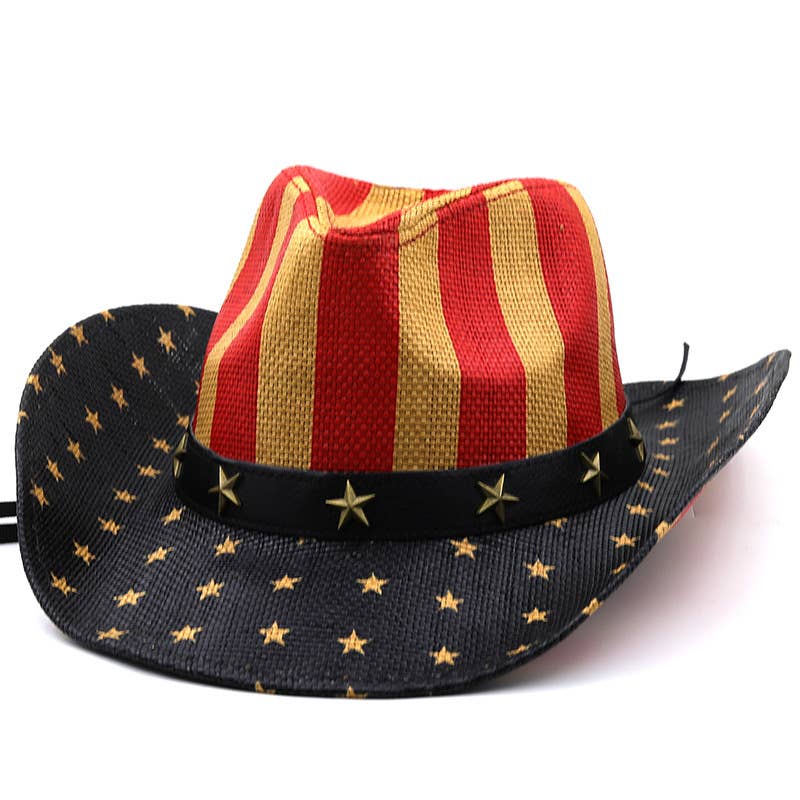 Ole - American Flag Cowboy Straw Hat – Simply Amazing Boutique